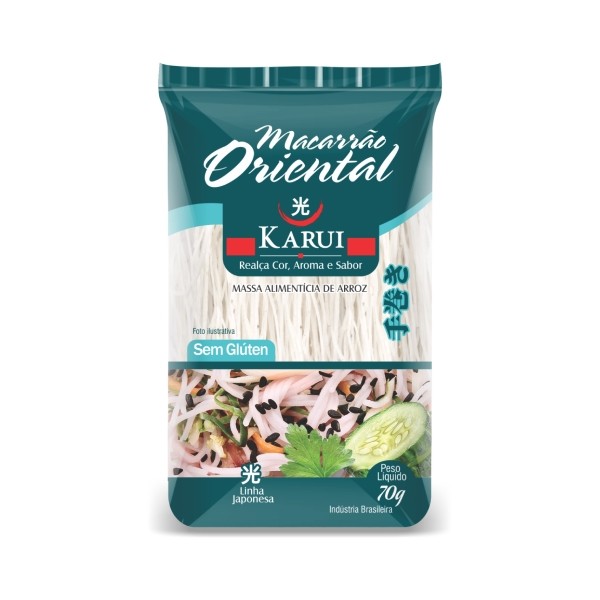TH Food | Massa Alimentícia de Arroz 70g – Karui | Sem Glúten, Leve e Versátil