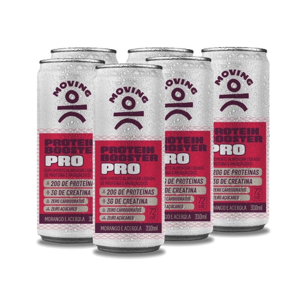 TH Food | MOVING PRO MORANGO ACEROLA 310ML - 6 UN