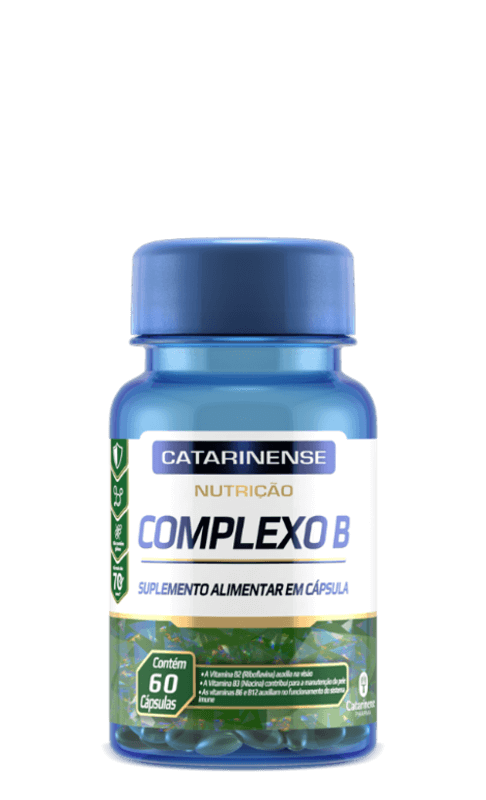 TH Food | Catarinense Complexo B 60 Cápsulas | Suplemento de Vitaminas do Complexo B